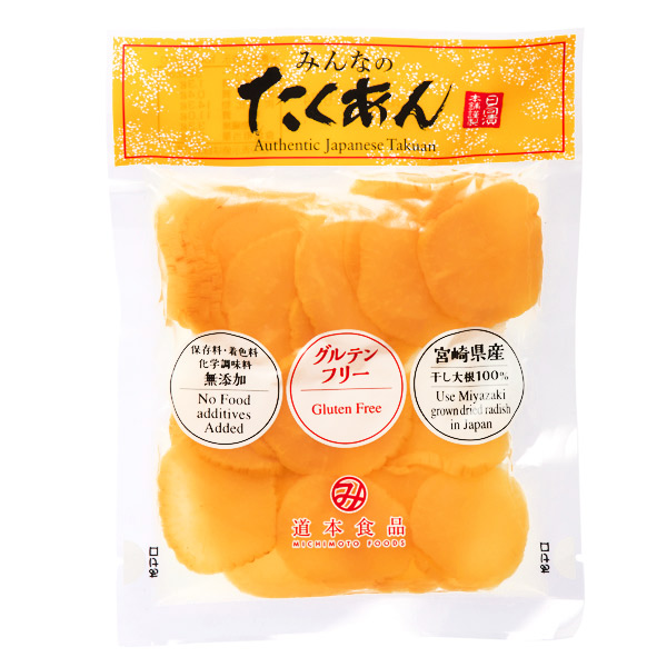 道本食品 みんなのたくあん , 100 g - Japan Centre - 漬け物